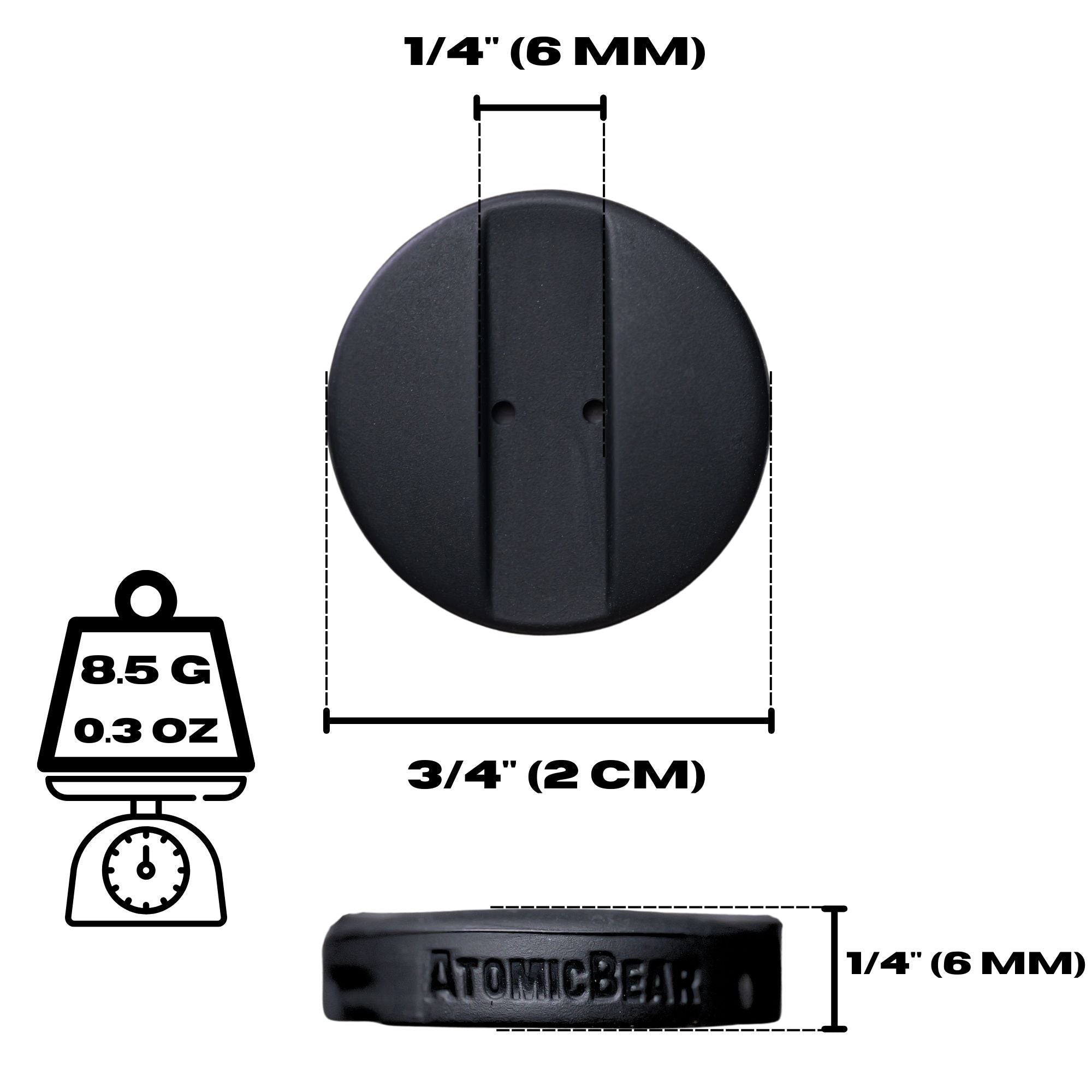 BearGrip Magnetic Mount for Your Atomic Bear Pens | The Atomic Bear